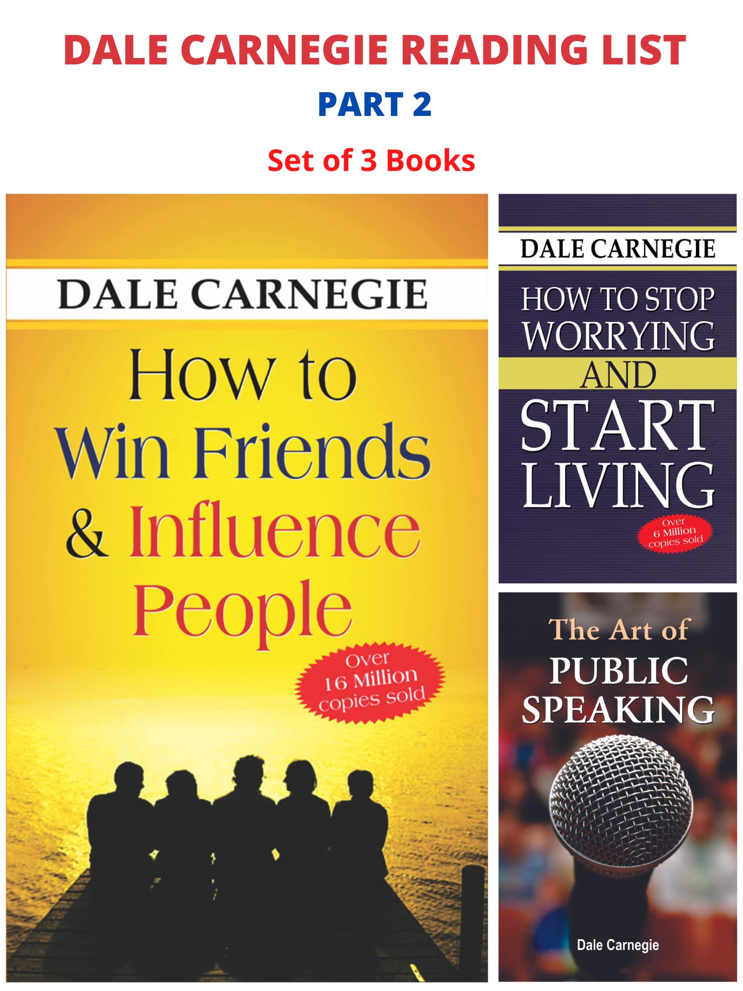 DALE CARNEGIE READING LIST: HOW TO WIN FRIENDS & INFLUENCE PEOPLE/ HOW ...