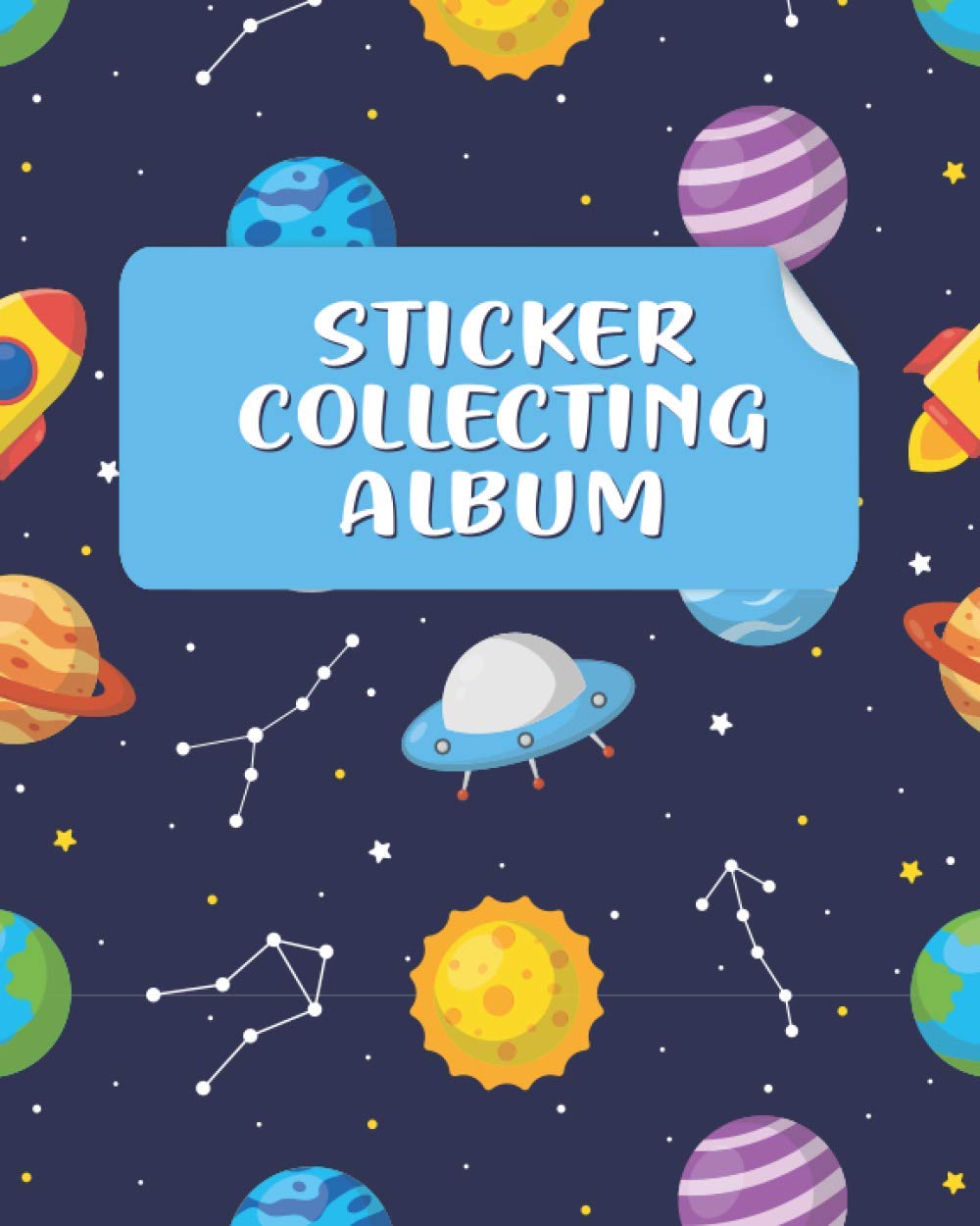 Sticker Collecting Album: Sticker Collection Book & Blank Sticker ...