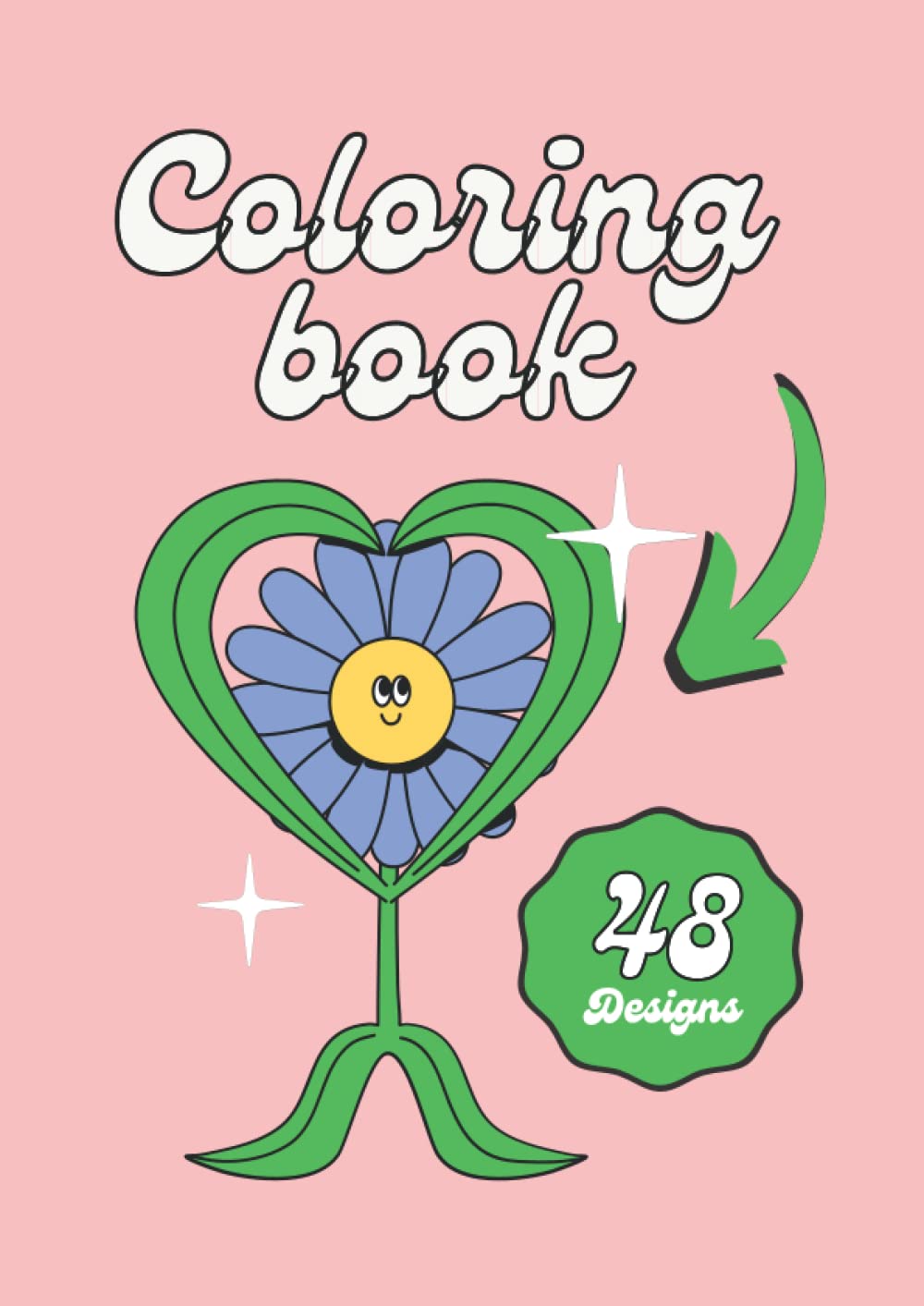 Coloring Book Aesthetic - Color Book For Teenage Girls with Funky ...