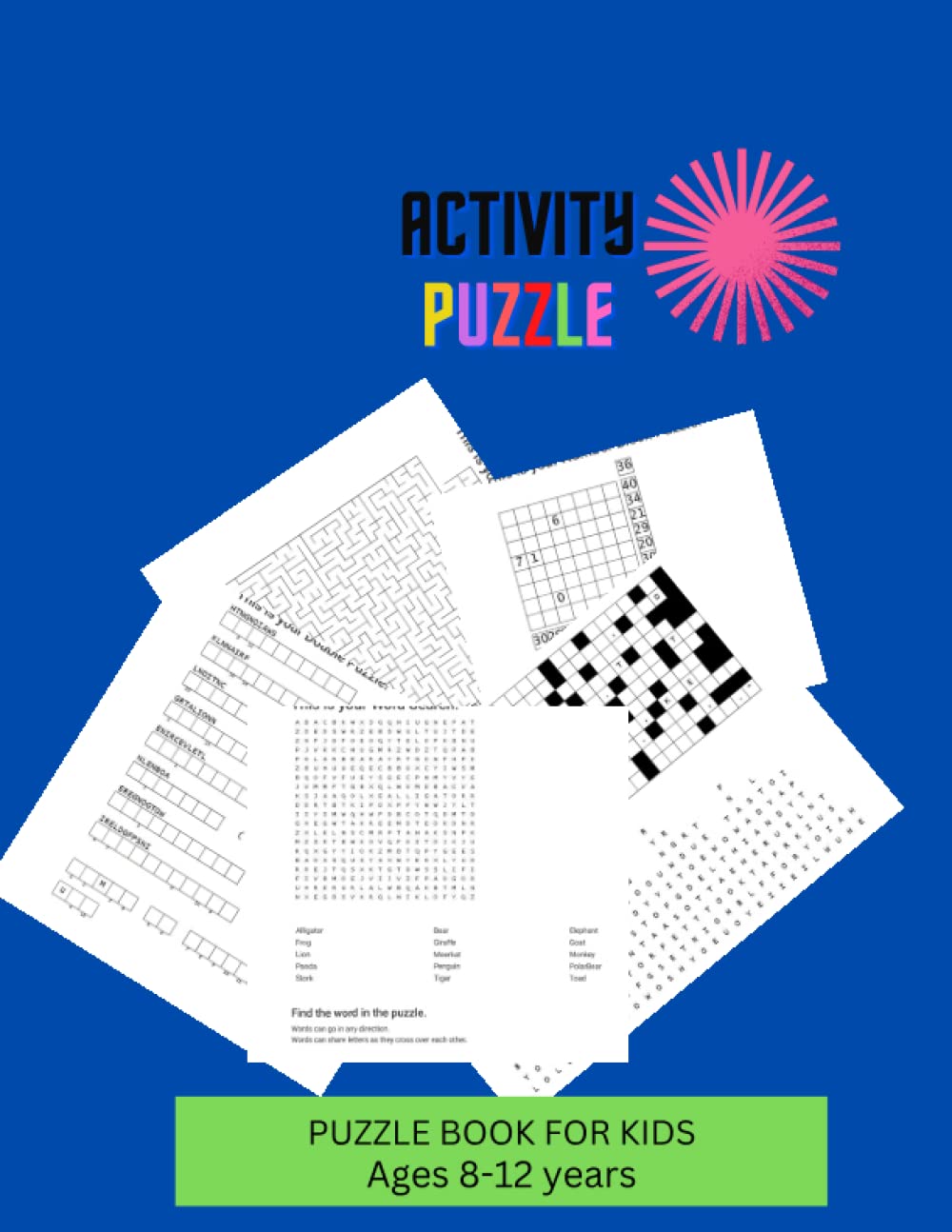 ACTIVITY PUZZLE: Activity Puzzle Books for kids 8-12 by oudrina ceci ...