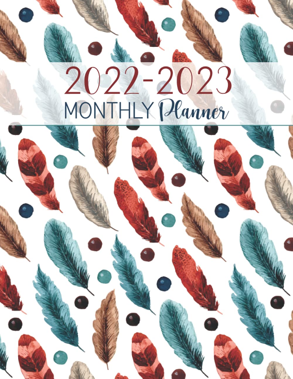 2022-2023 Monthly Planner: 2 Year At a Glance Monthly Schedule Agenda ...