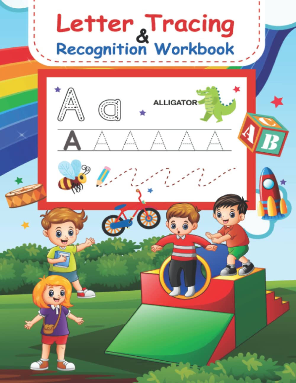 Letter Tracing and Recognition Workbook.: Workbook for Grades 1, 2 & 3 ...