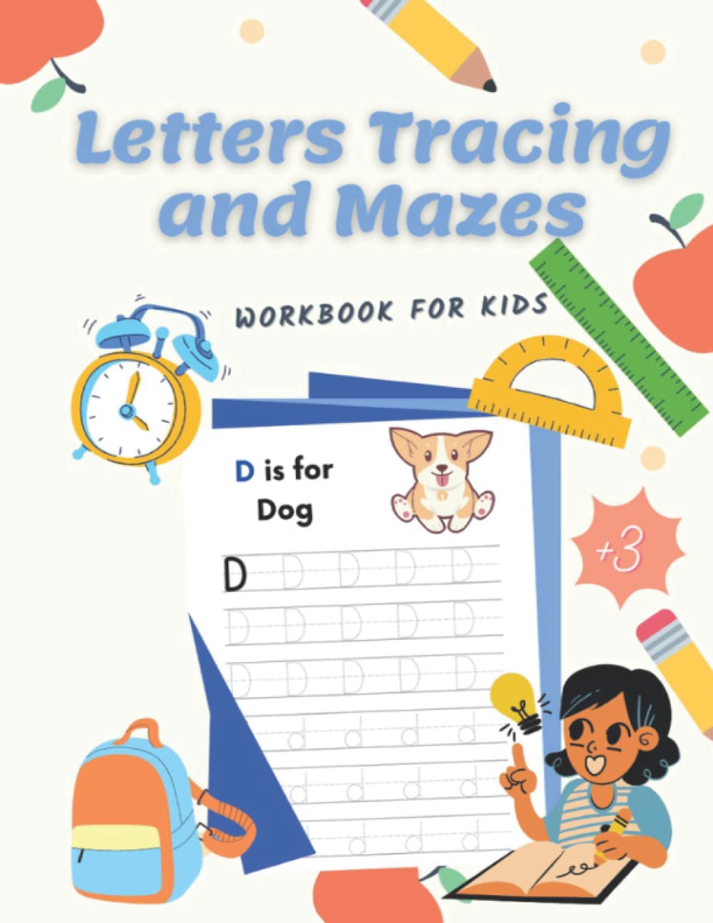 Letters Tracing And Mazes Workbook For Kids Fun And Easy Letters