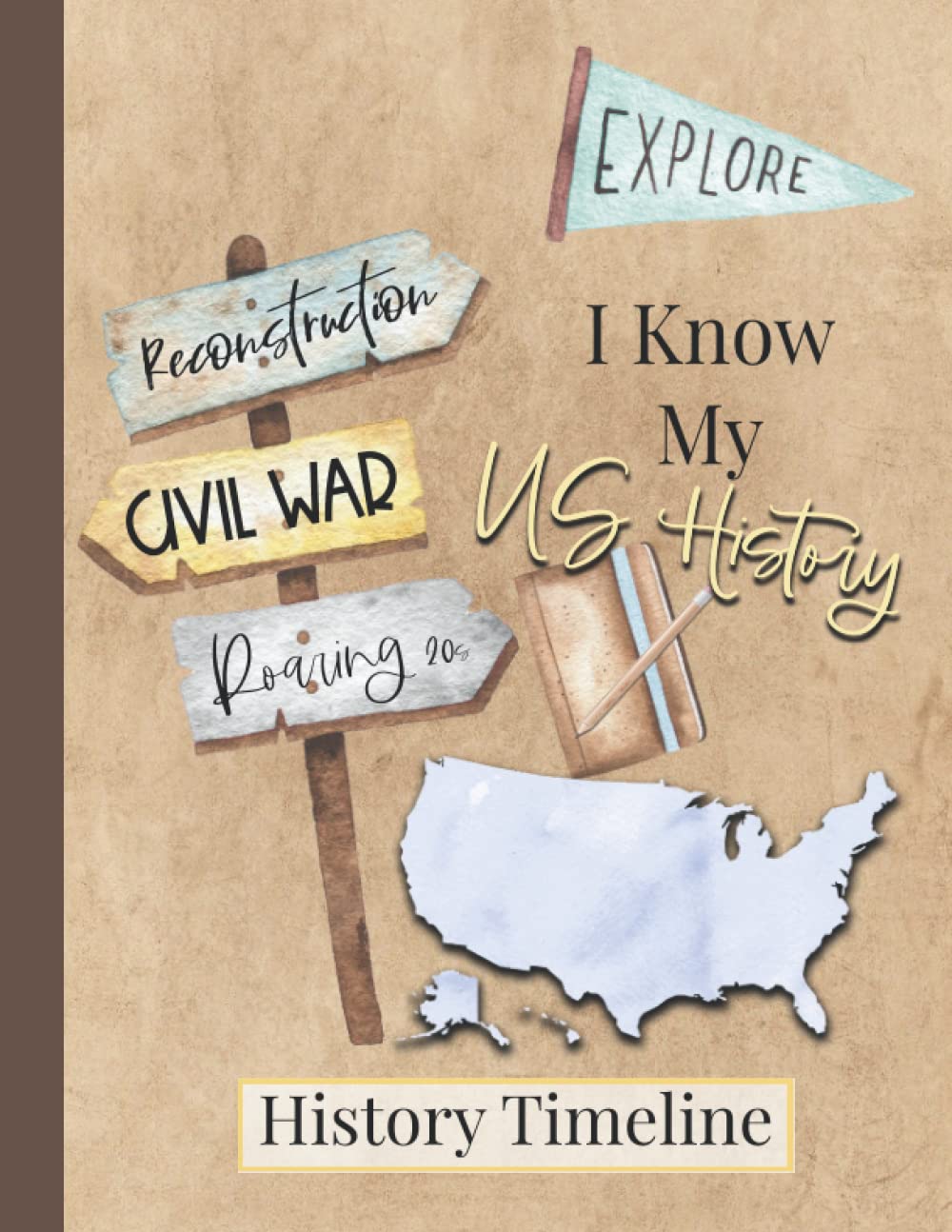 I Know My US History: Timeline Notebook: United States History Fill-In ...
