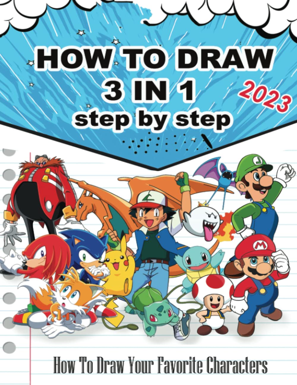 How To Draw Step By Step 3 IN 1 FOR KIDS Learn To Draw Your Favorite how-to-draw-step-by-step-3-in-1-for-kids-learn-to-draw-your-favorite