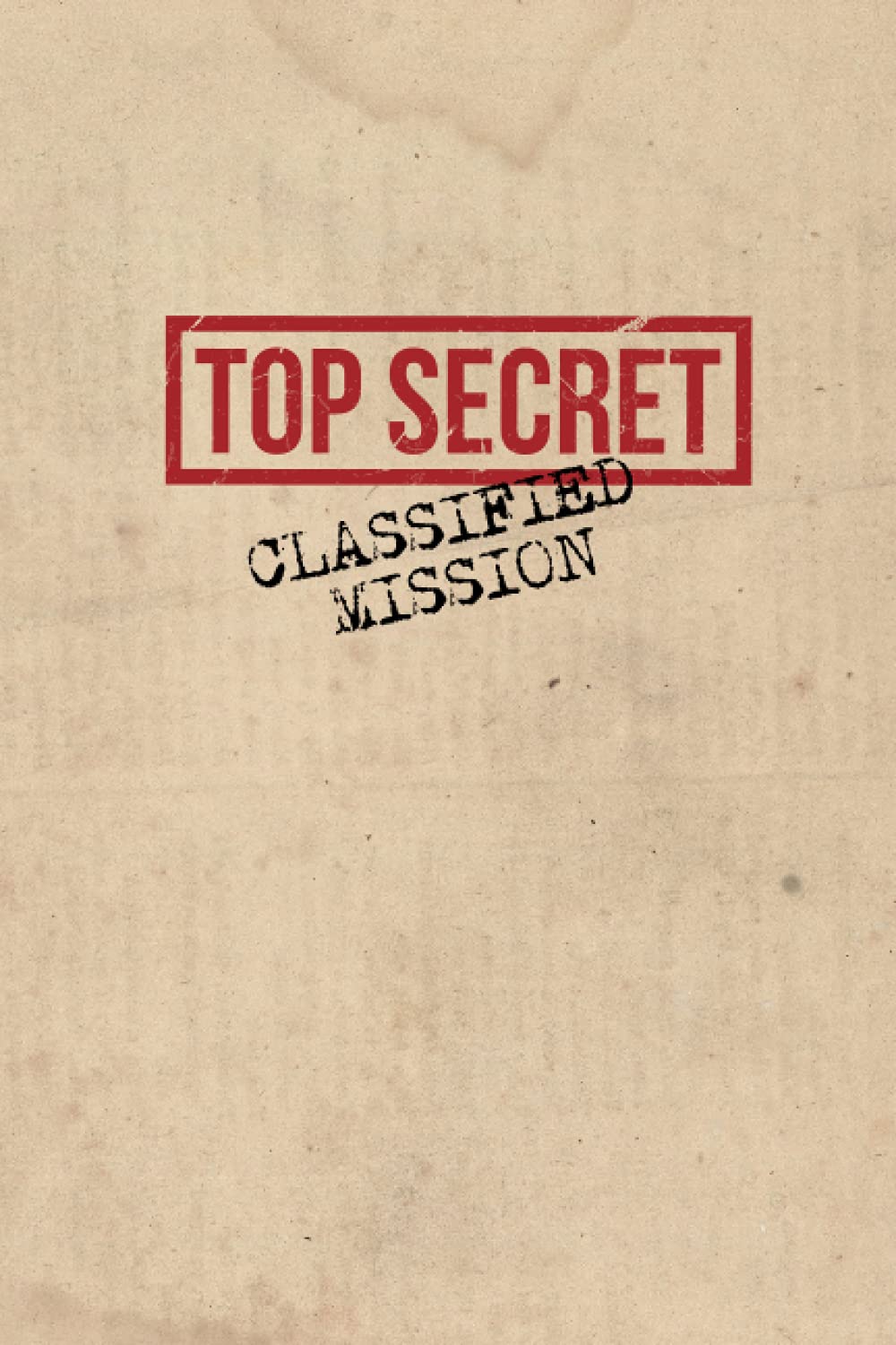 Top Secret Classified Mission: Detective, Investigator Notebook, Agent ...