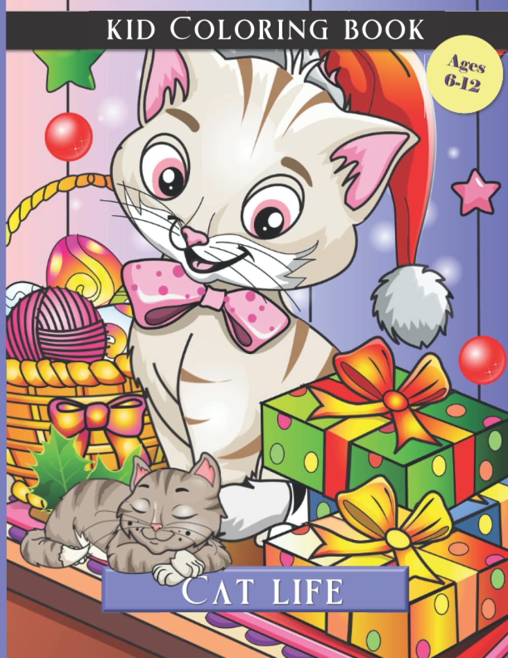 Kid coloring book : Cat Life: Adorable coloring and activity book for ...