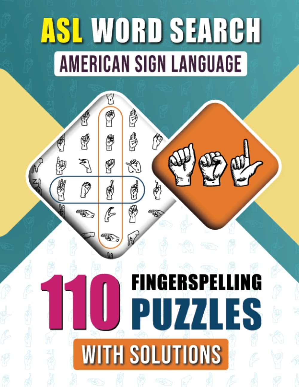 ASL Word Search: American Sign Language Puzzles Activity Book For Teens ...