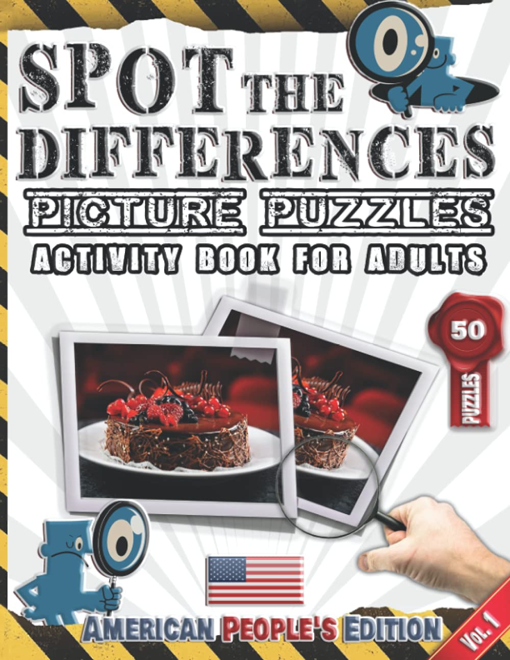 Spot the Differences : Picture Puzzles - Activity Book for Adults ...