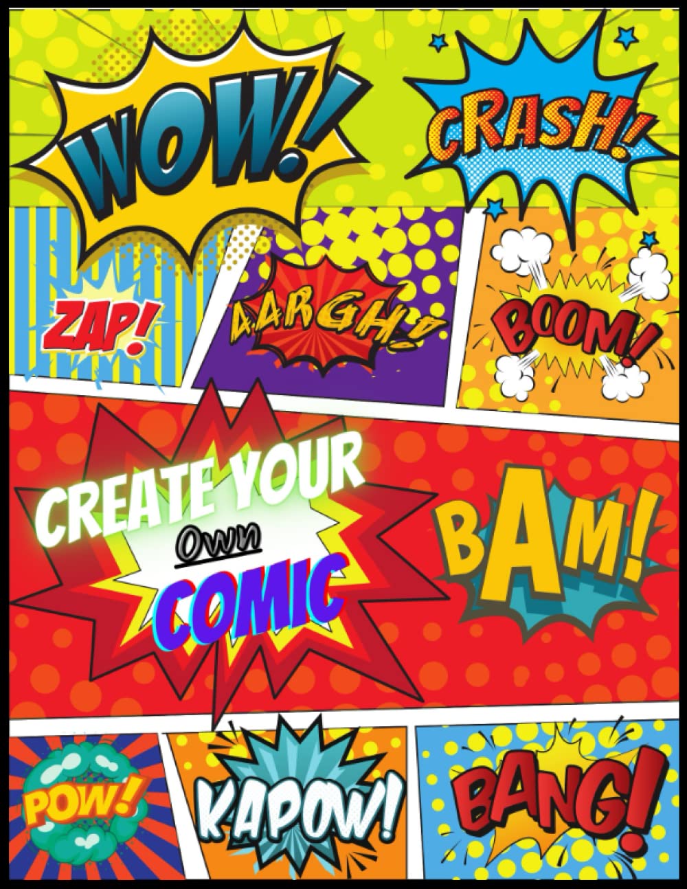 Create Your Own Comic Create Your Own Comic Book Journal Notebook Create Your Own Comic Create Your Own Comic Book Journal Notebook