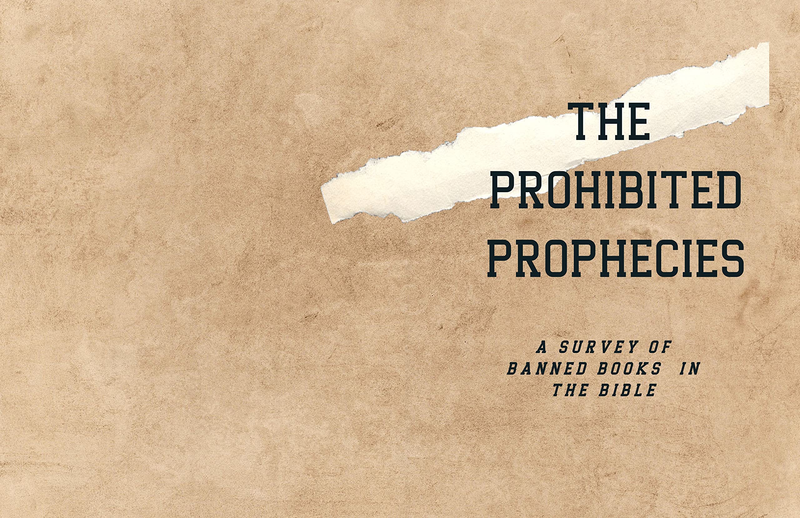 The Prohibited Prophecies: A survey of Banned Books in the Bible by ...