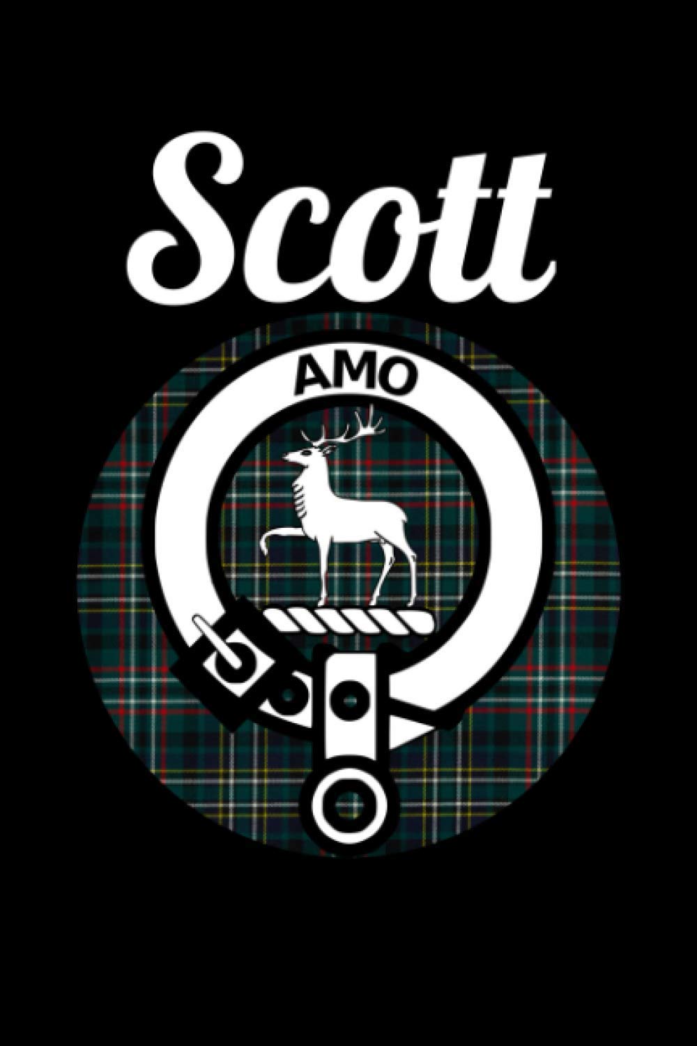 Scott Family Tartan Notebook: Scott Clan Themed Notebook. Gift For Fans ...