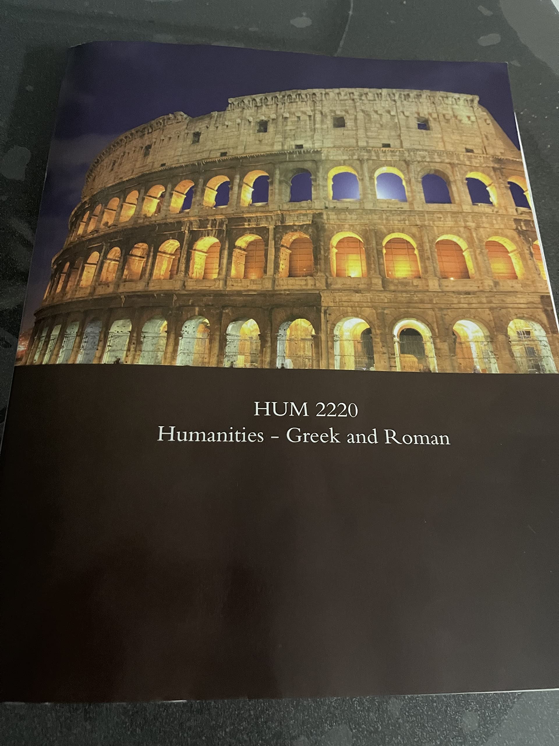 Humanities-Greek and Romen Valencia book Hum2220 edition1 by Sayre ...