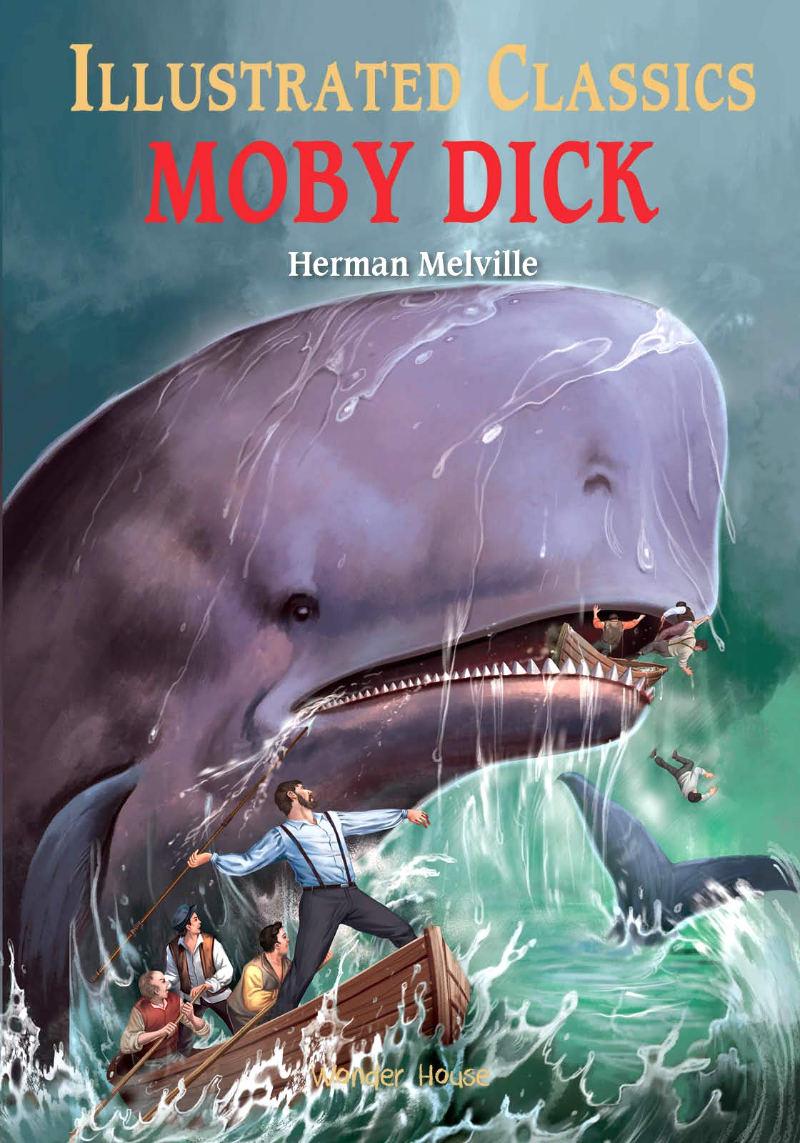 Illustrated Classics - Moby Dick: Abridged Novels With Review Questions ...