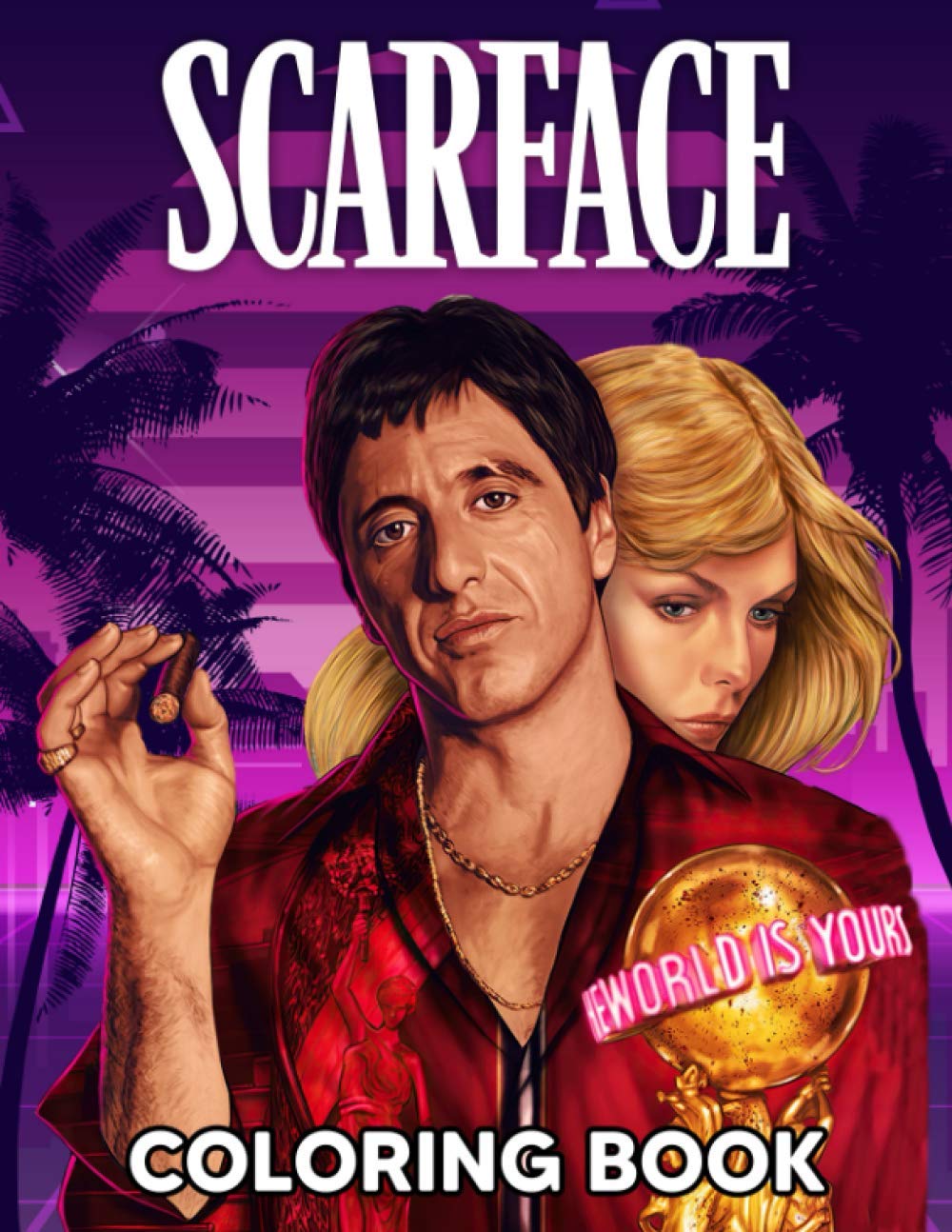 Scarface Coloring Book: Wonderful Gifts For Fans Of Scarface. Providing ...