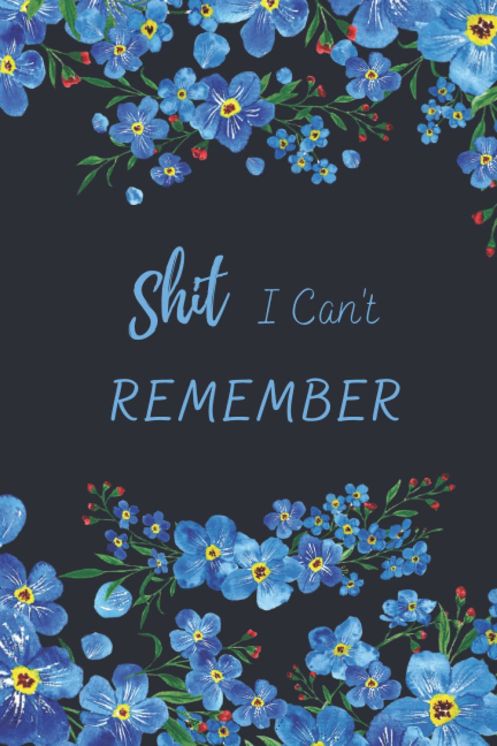 Shit I Can’t Remember: Password Log Book and Internet Password ...