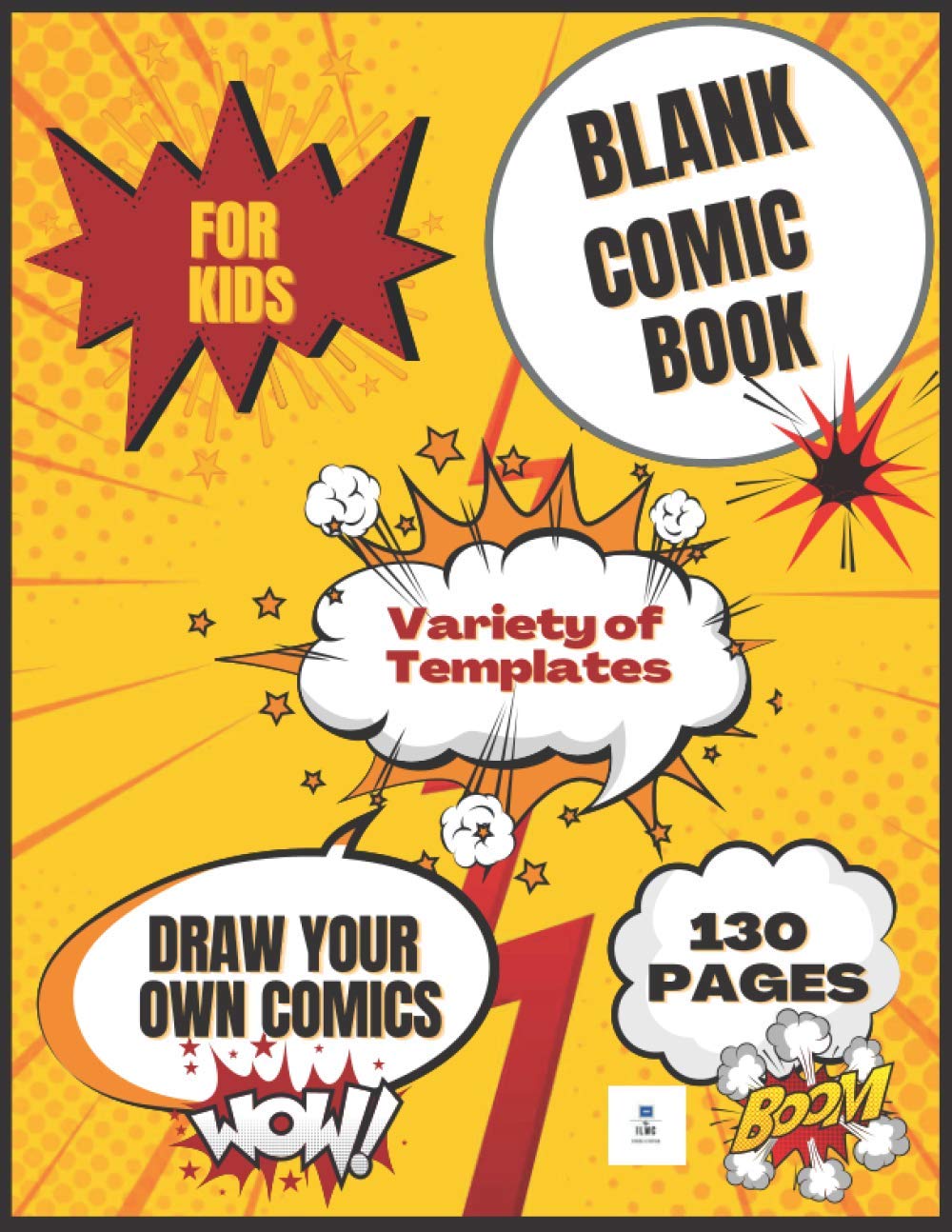 BLANK COMIC BOOK FOR KIDS: Variety of Templates: Draw Your Own Comics ...