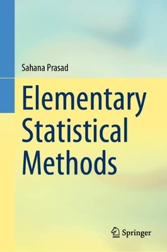Elementary Statistical Methods By Sahana Prasad Goodreads