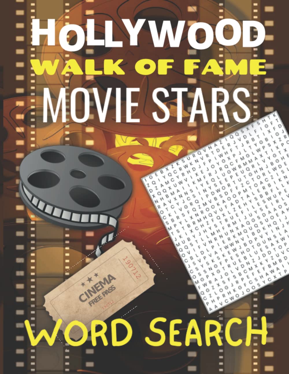 Hollywood Walk of Fame Movie Stars Word Search: Word Find for all ages ...