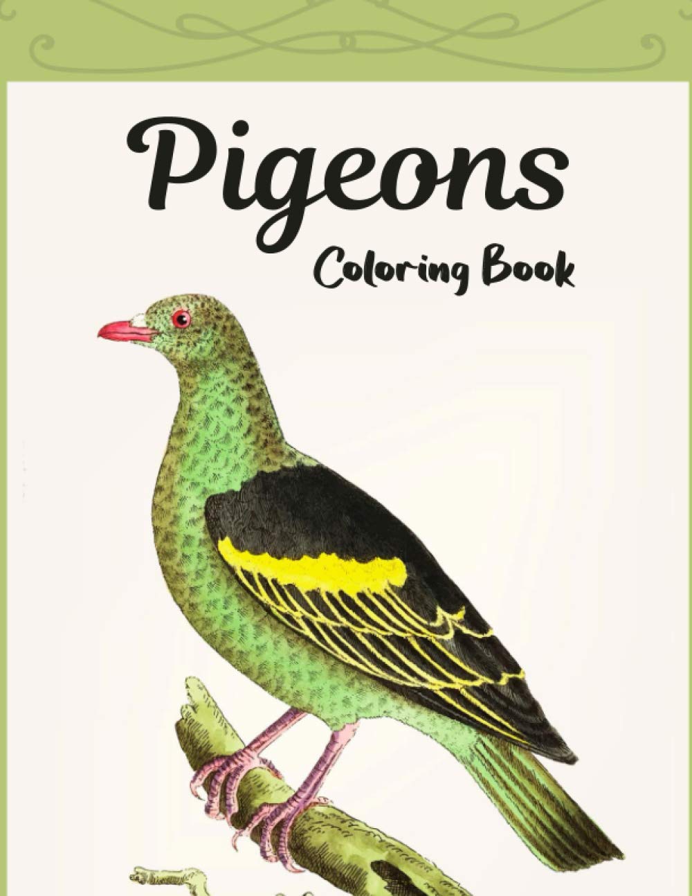 Pigeons Coloring Book: Doves Designs To Color For Kids And Adults by ...