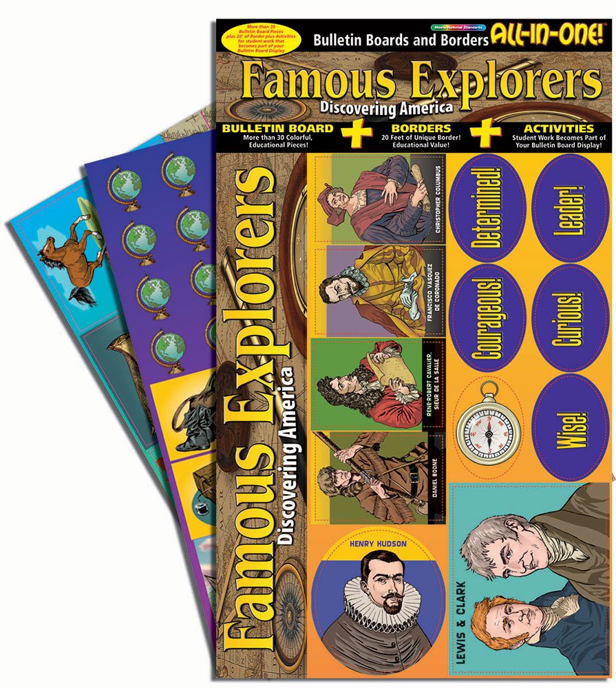 Famous Explorers: Discovering America! Bulletin Boards with Borders by ...