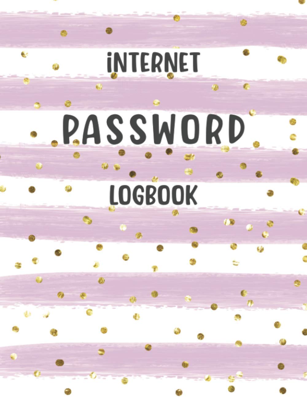 Internet Password Logbook: Violet Password Book Organizer With ...