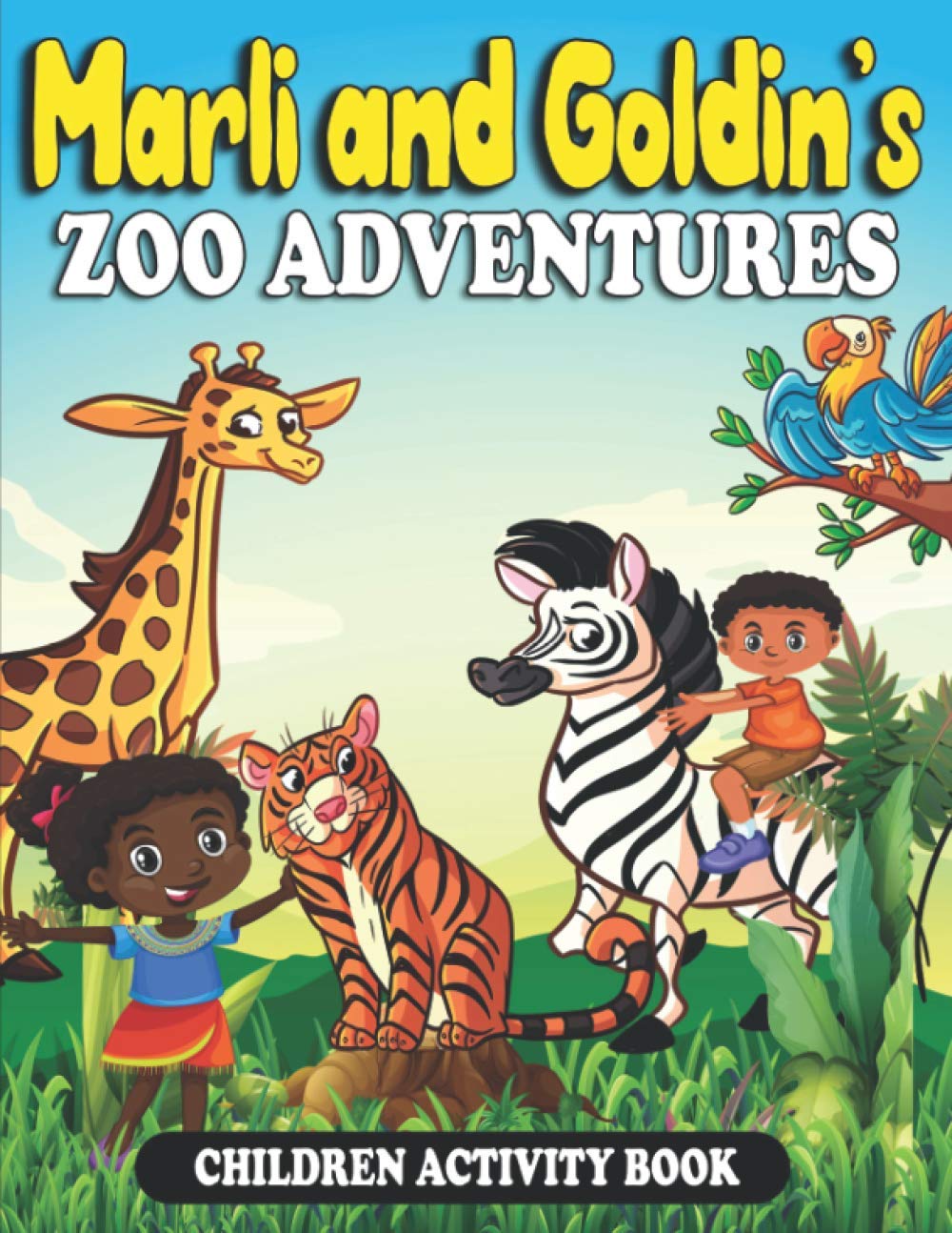 Marli and Goldin's Zoo Adventures Children Activity Book: Over 50 Pages ...