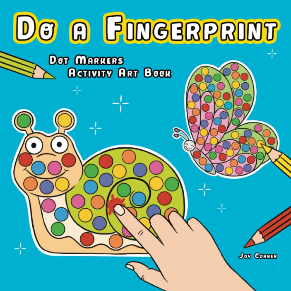 Do a Fingerprint Dot Markers Activity Art Book: My First 30 Simple ...