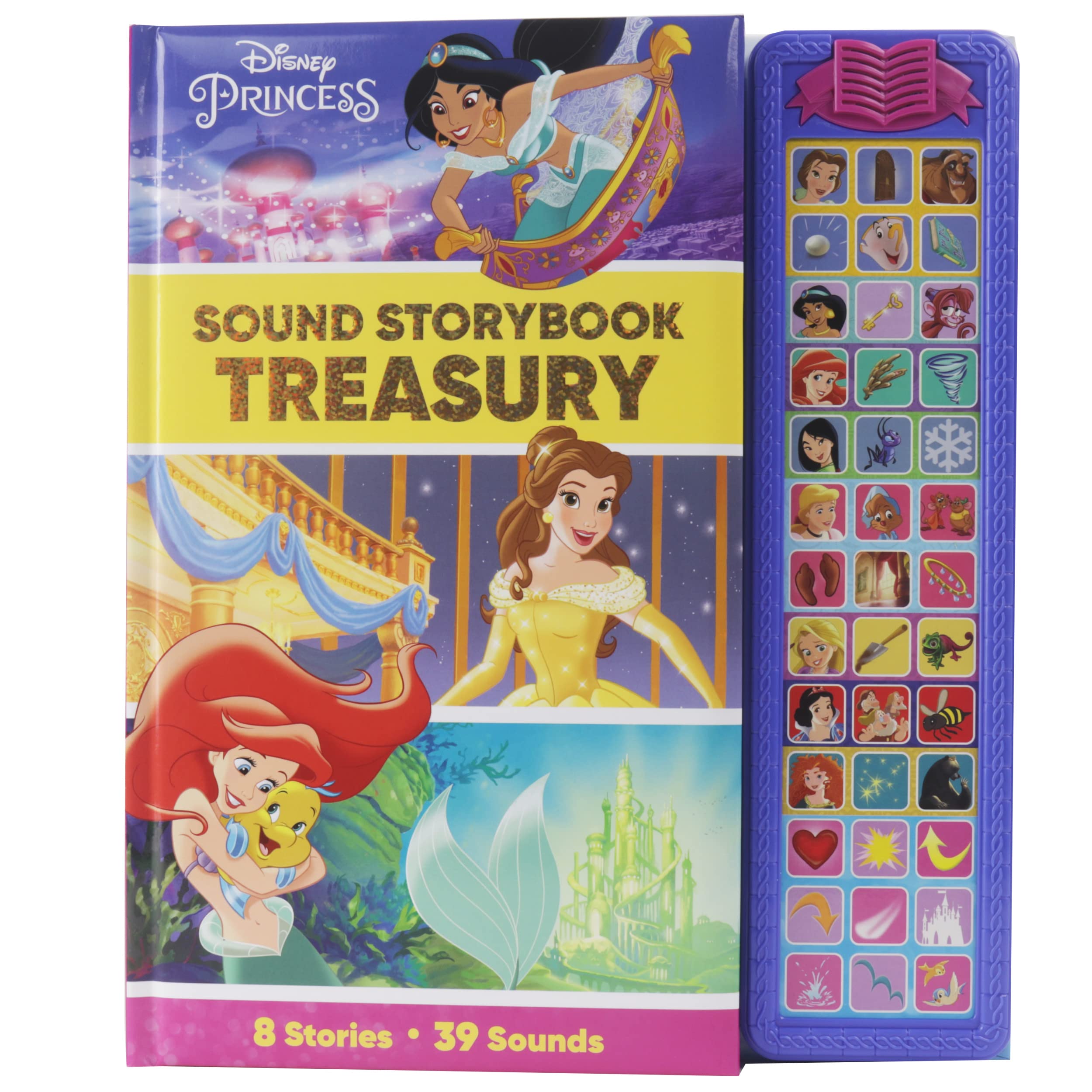 Disney Princess - Sound Storybook Treasury 39-Button Sound Book - PI ...