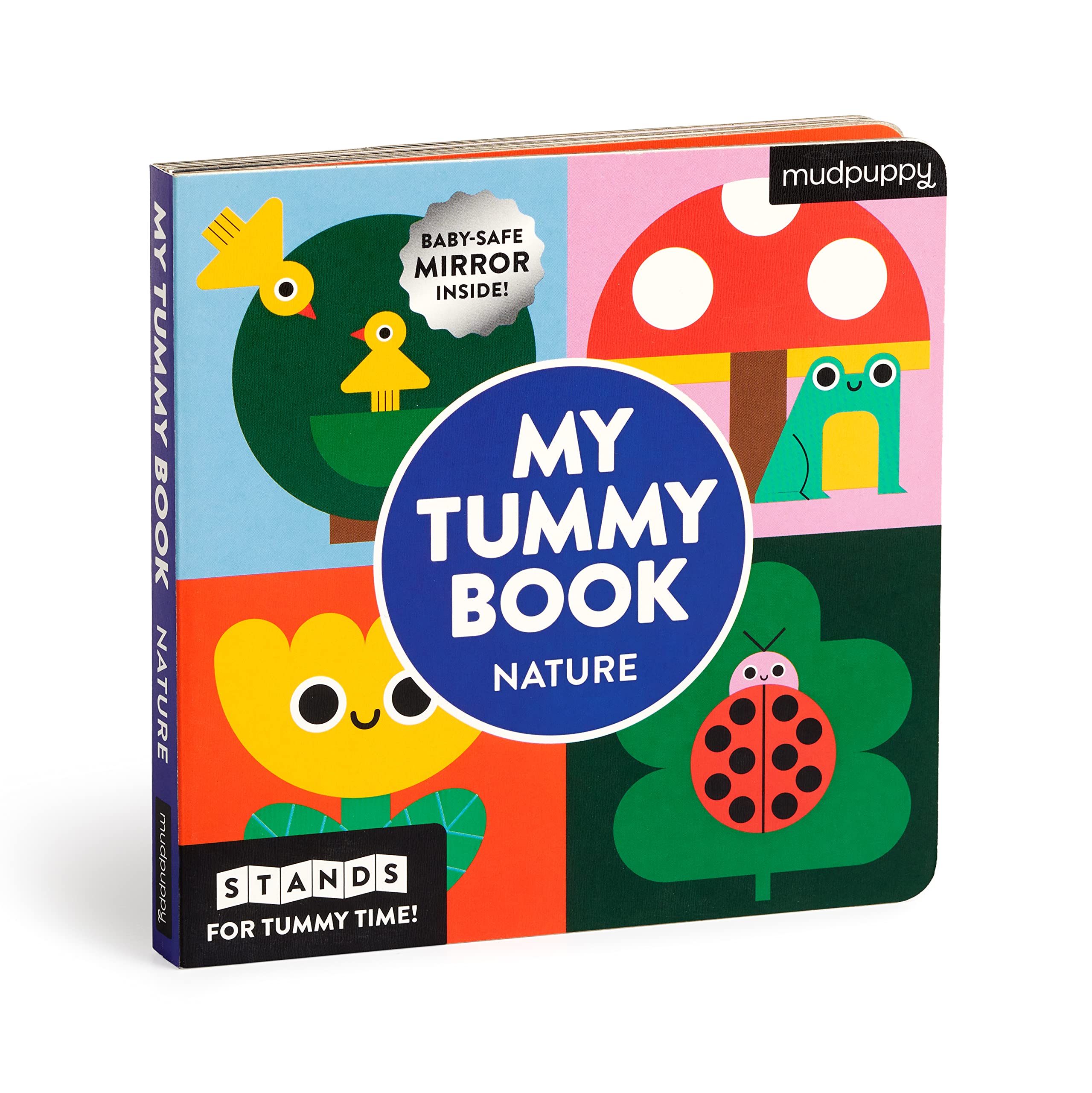 Nature – My Tummy Sturdy Fold Out Board Book With Baby Safe Mirror by ...