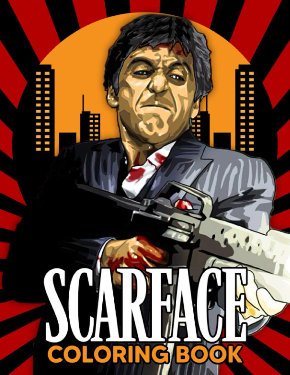 Scarface Coloring Book: An Item For Relaxation And Stress Relief ...