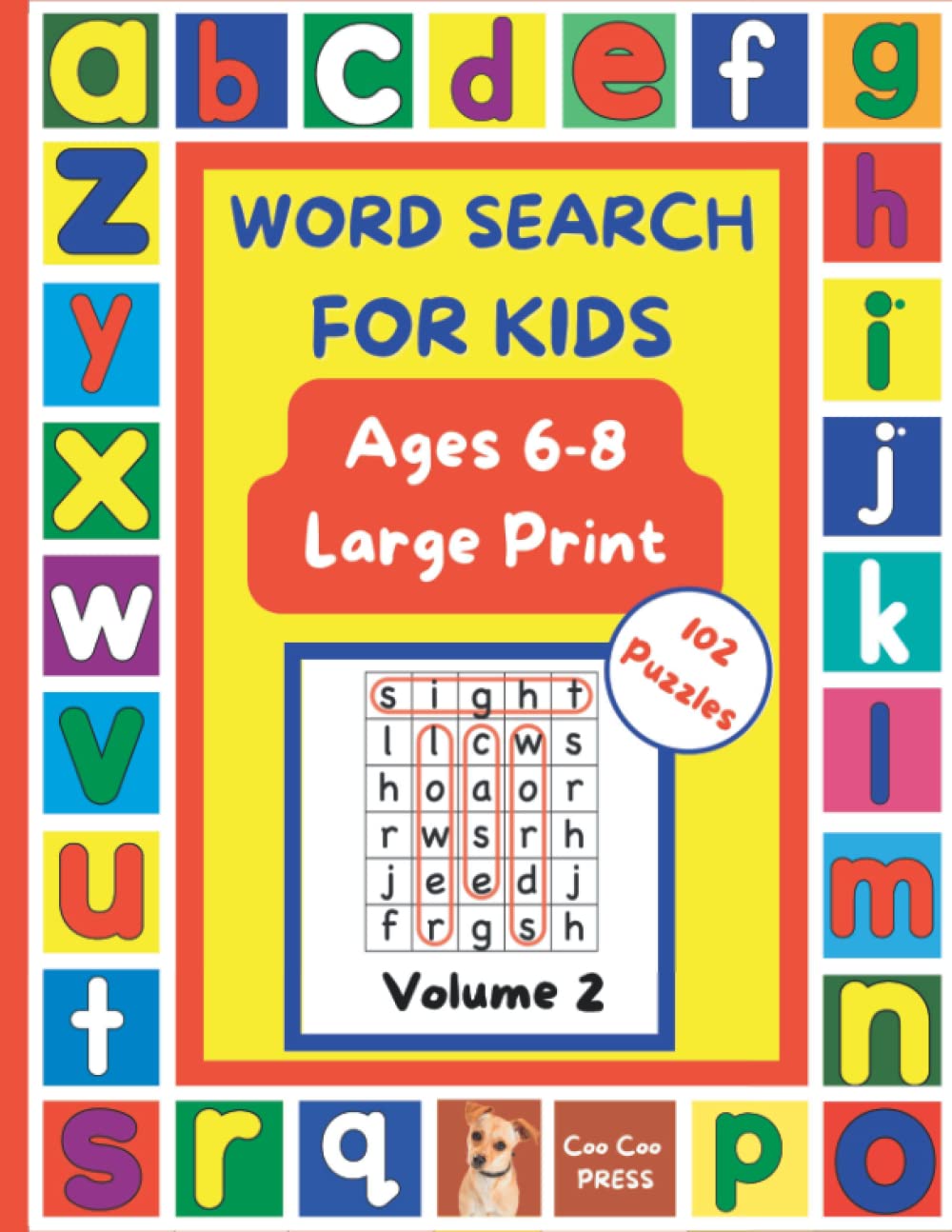 Word Search For KIds Large Print Ages 6 8 Volume 2 Lowercase Letter word-search-for-kids-large-print-ages-6-8-volume-2-lowercase-letter