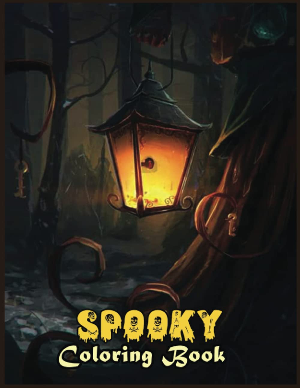 Spooky Coloring Book: 110 Amazing Spooky Coloring Pages With Simple ...