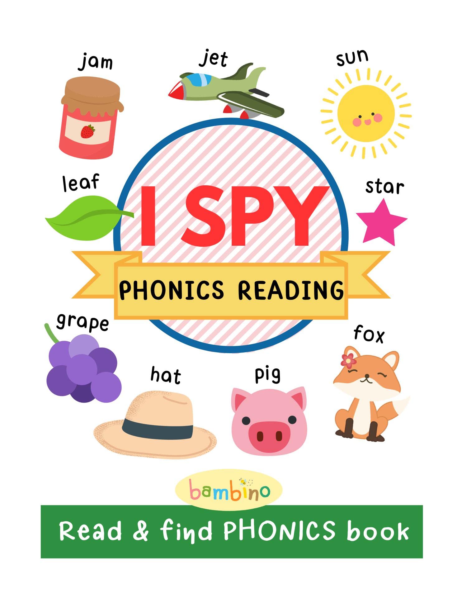 I Spy PHONICS Reading - Read and Find PHONICS book: Improve PHONICS ...