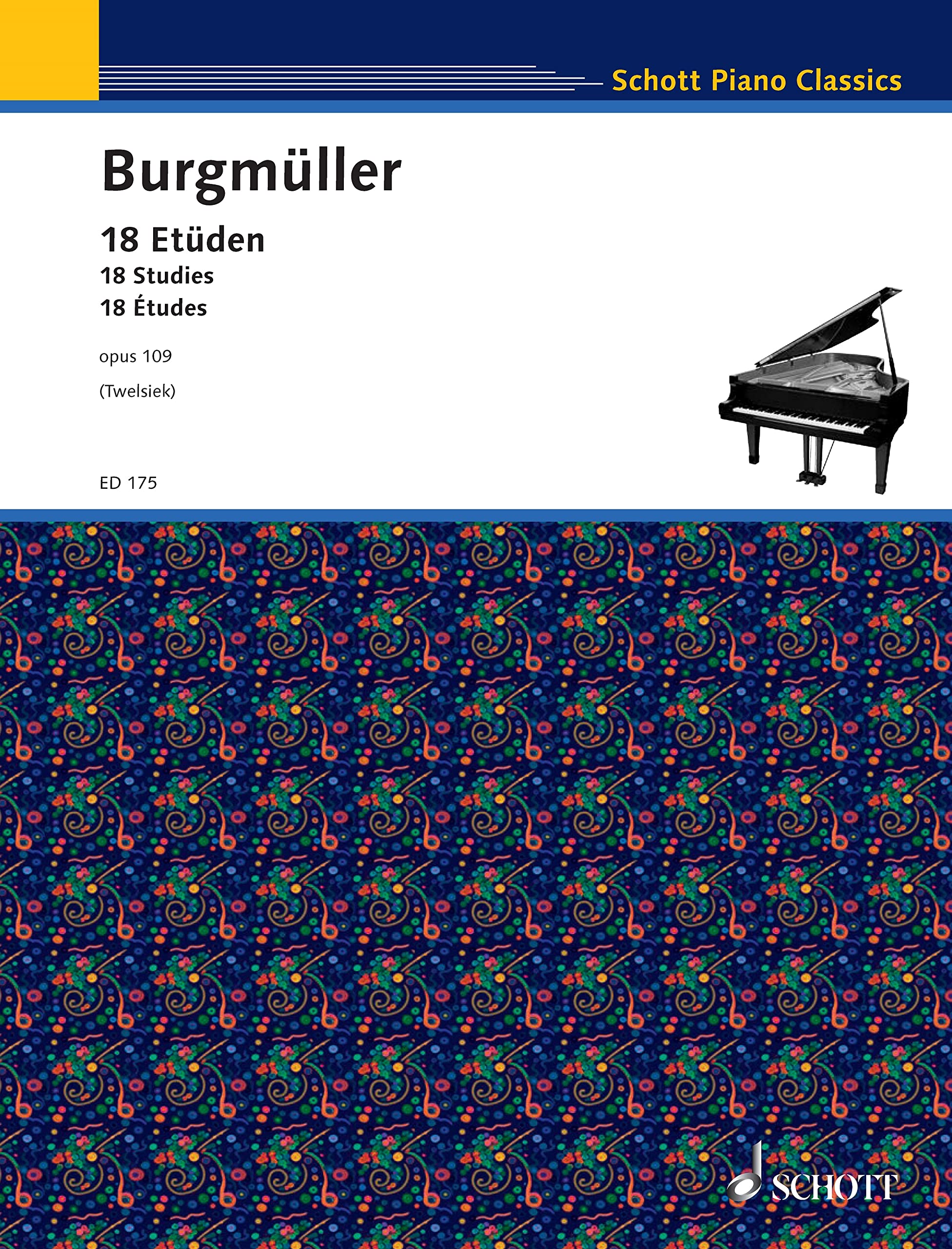 18 Studies: Op. 109: Piano by Friedrich Burgmüller | Goodreads