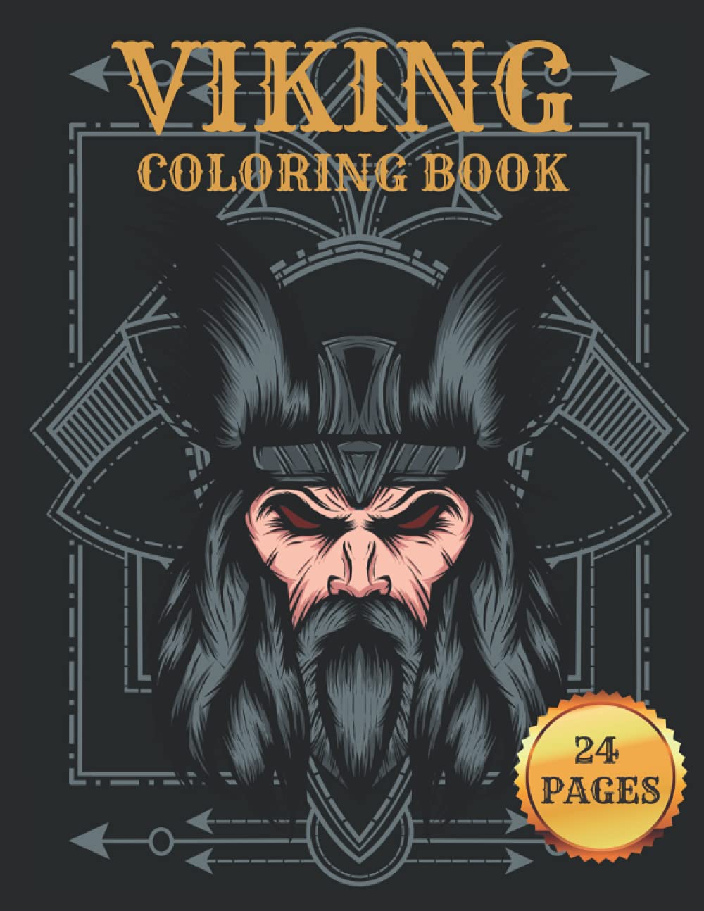 Viking Coloring Book: For Kids Ages 4-8! Norse Pagan, Odins Child ...