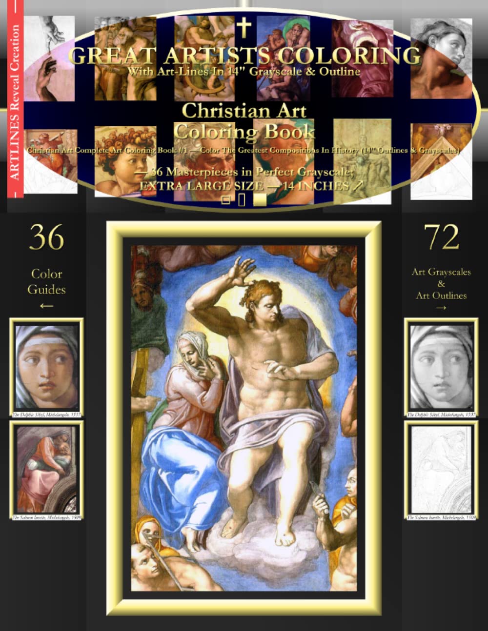 Christian Art Coloring Book: Christian Art Complete Art Coloring Book ...