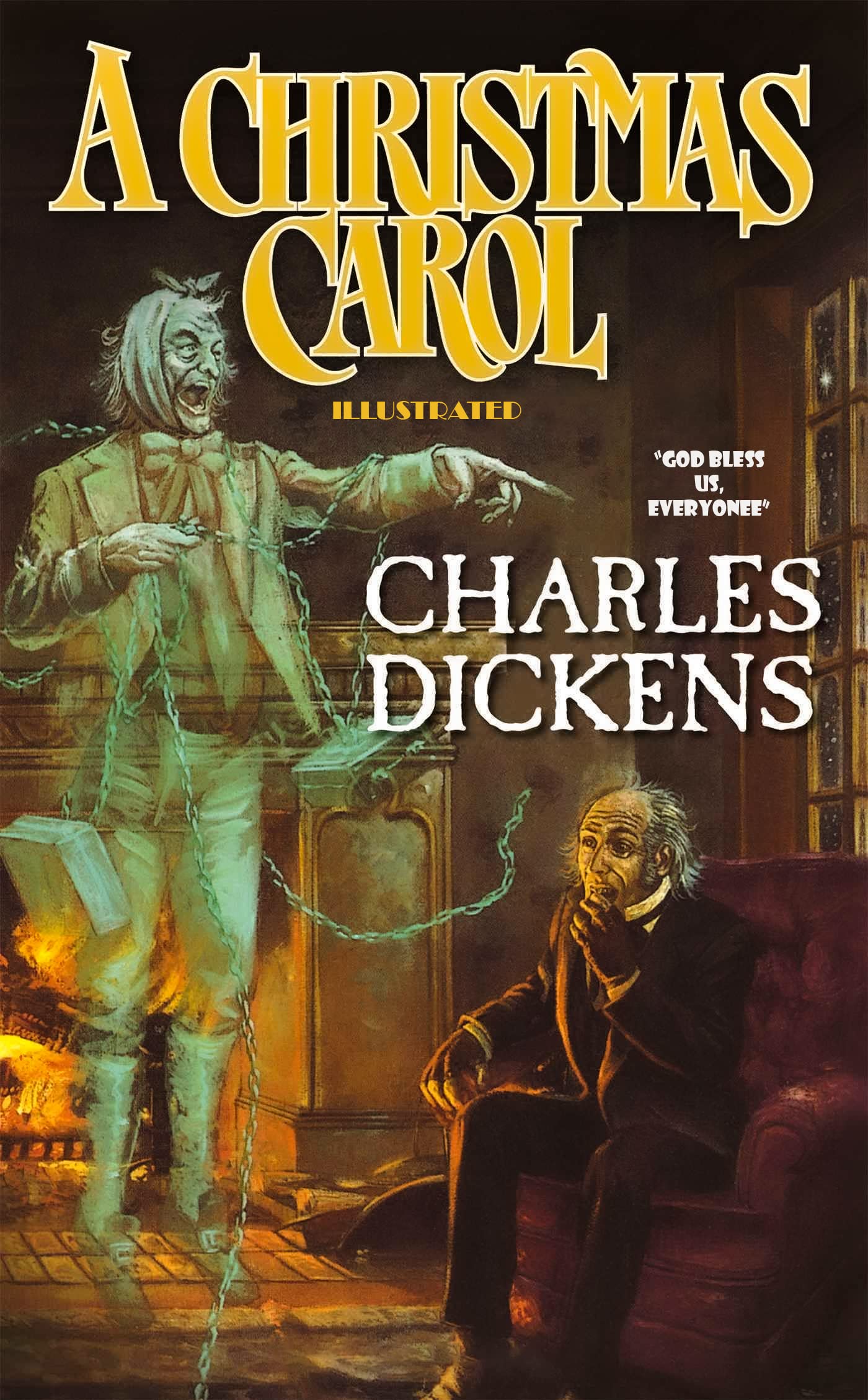 A Christmas Carol Illustrated: Ghost of Christmas by Charles Dickens ...