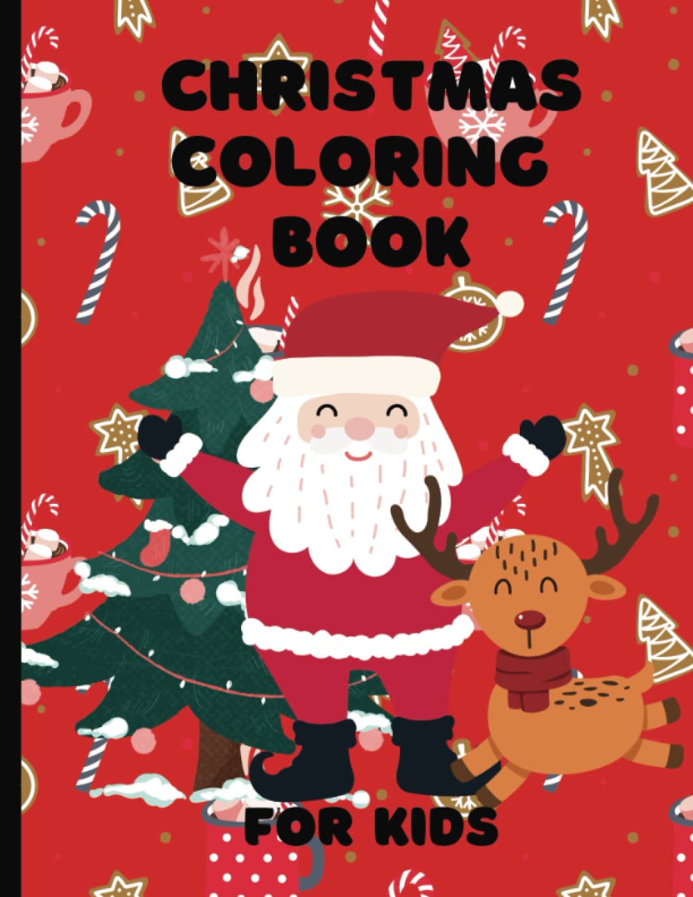 Christmas Coloring Book For Kids: Fun, Easy Christmas Holiday Designs ...