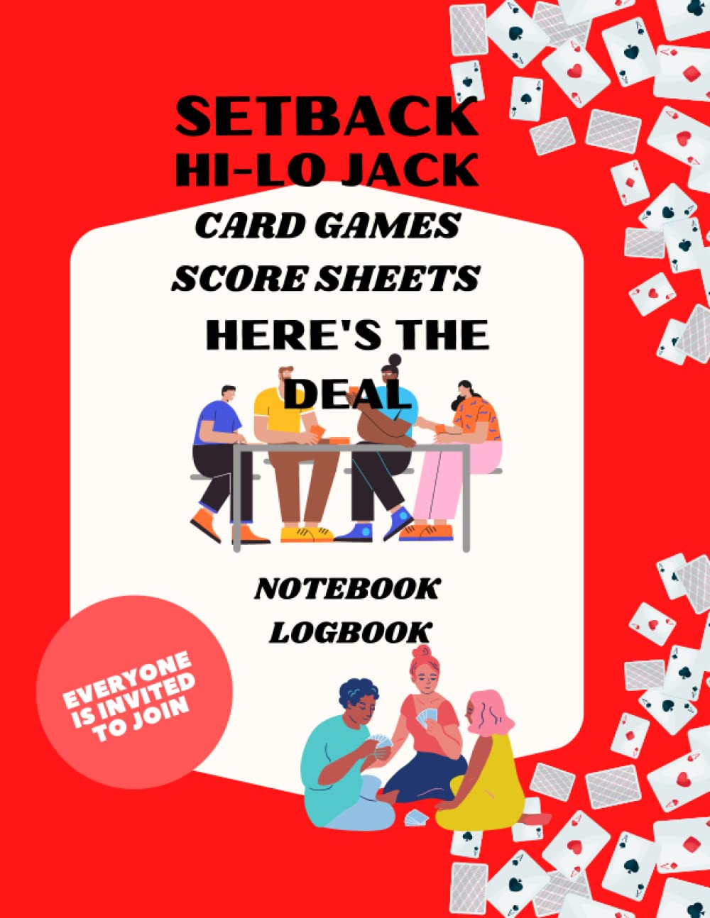 GAME SCORES NOTEBOOK LOGBOOK SCORE SHEETS: HERE'S THE DEAL- HI-LO JACK ...