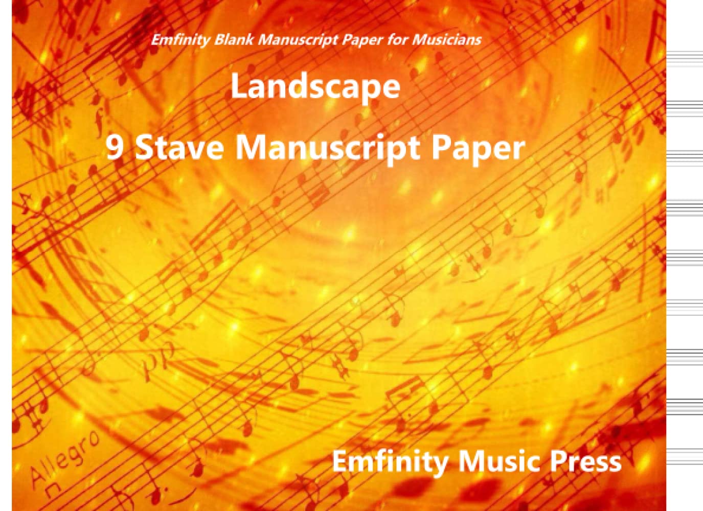Landscape 9 Stave Manuscript Paper by Emfinity Music Press | Goodreads