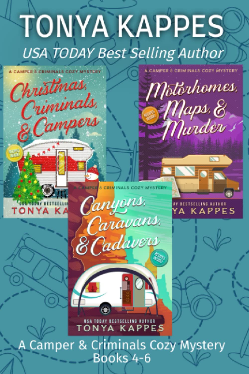 A CAMPER & CRIMINALS COZY MYSTERY SERIES BOOKS 4-6 by Tonya Kappes ...