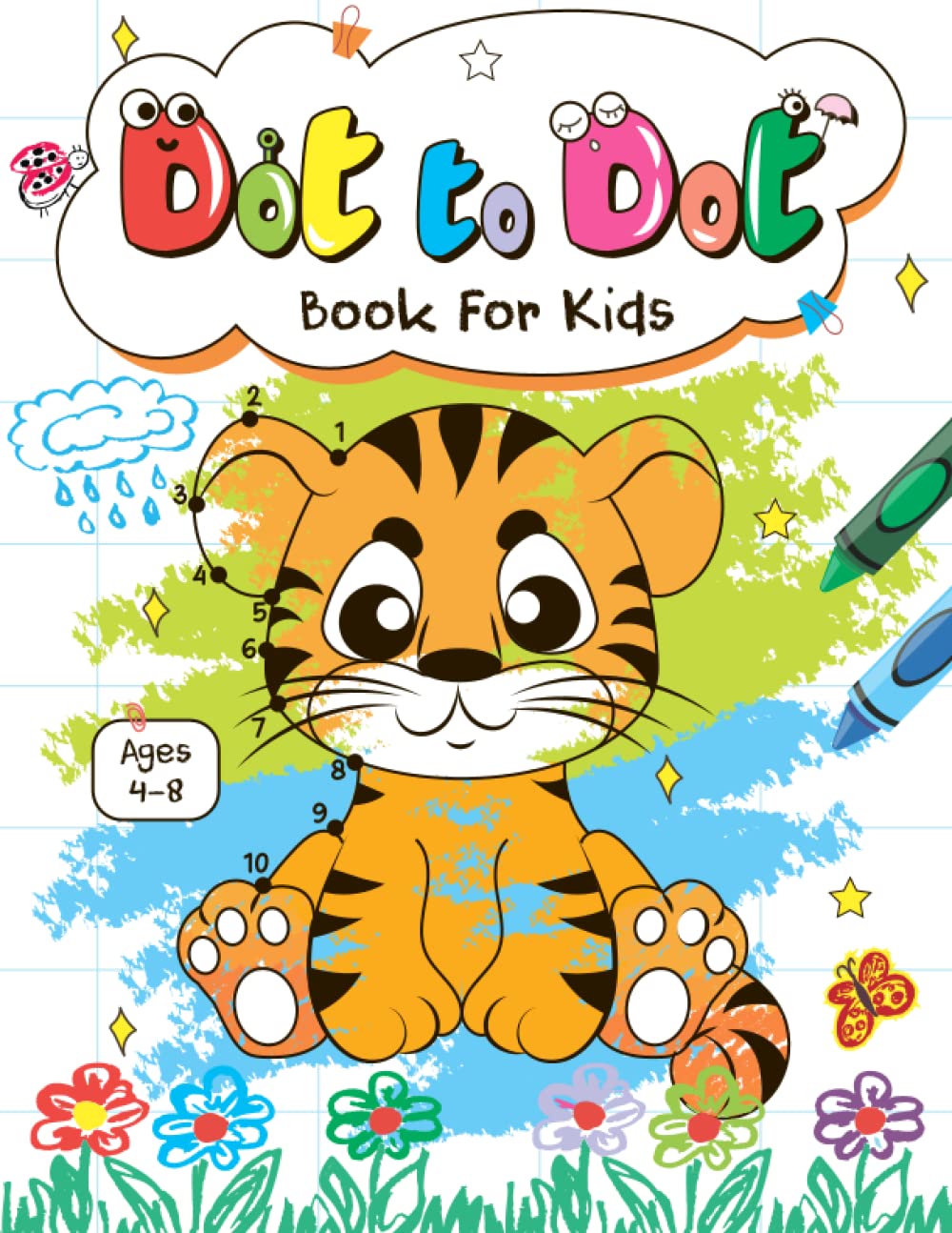 Dot To Dot Book For Kids Connect The Dots Activity Book For Kids Ages