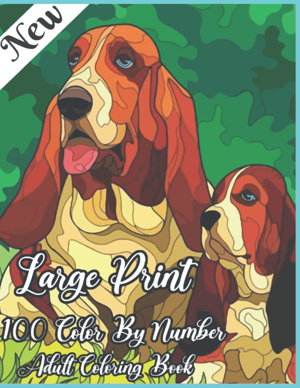 New Large Print 100 Color By Number Adult Coloring Book Large Print new-large-print-100-color-by-number-adult-coloring-book-large-print
