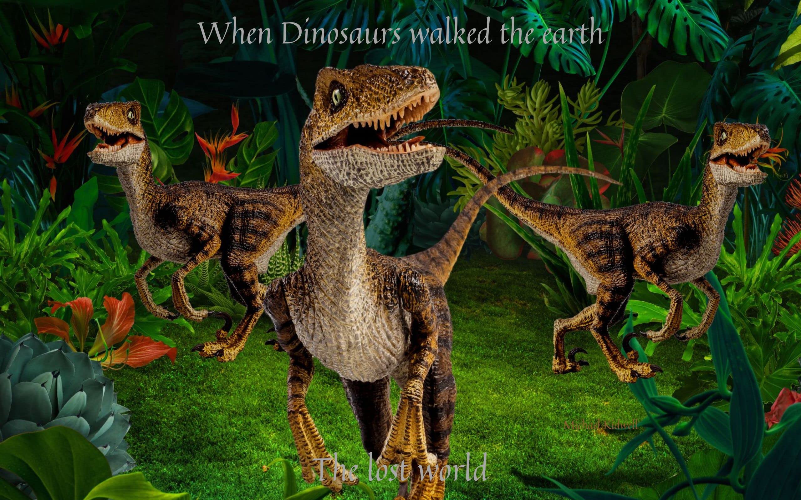 When Dinosaurs walked the earth: The lost world by Michael Kidwell ...