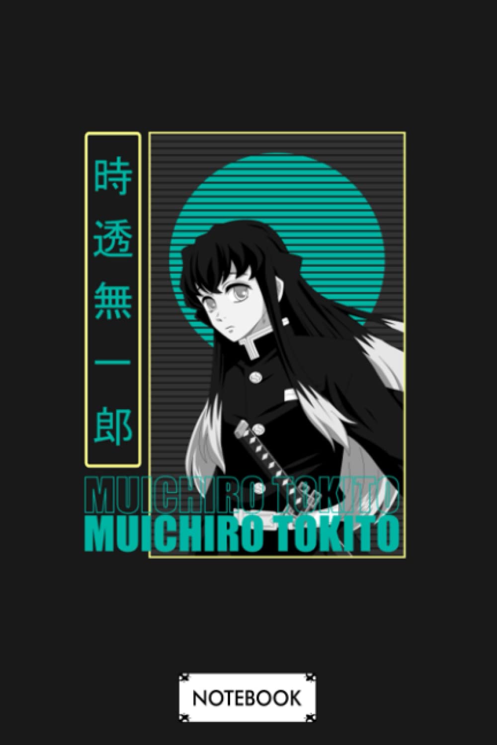 Muichiro Tokito A58008 Notebook: Matte Finish Cover, Journal, Planner ...