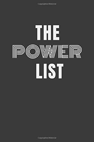 The Power List - Daily Planner to Change Your Life: This Productivity ...