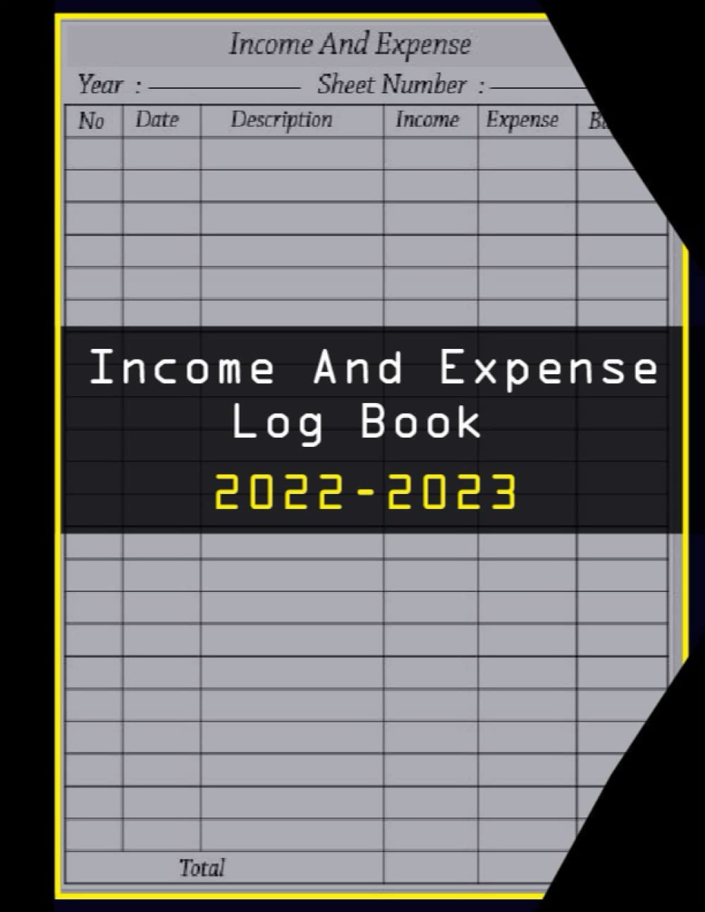 Income And Expense Log Book 2022-2023: Daily Income And Expense Tracker ...