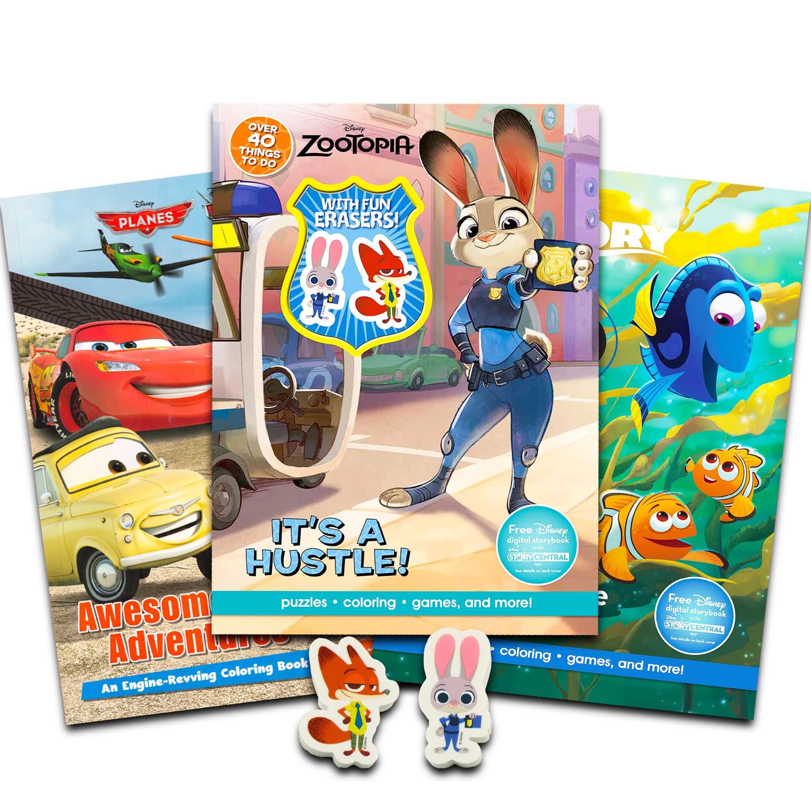 Pixar Coloring and Activity Book Set for Kids - Bundle with 3 Disney ...