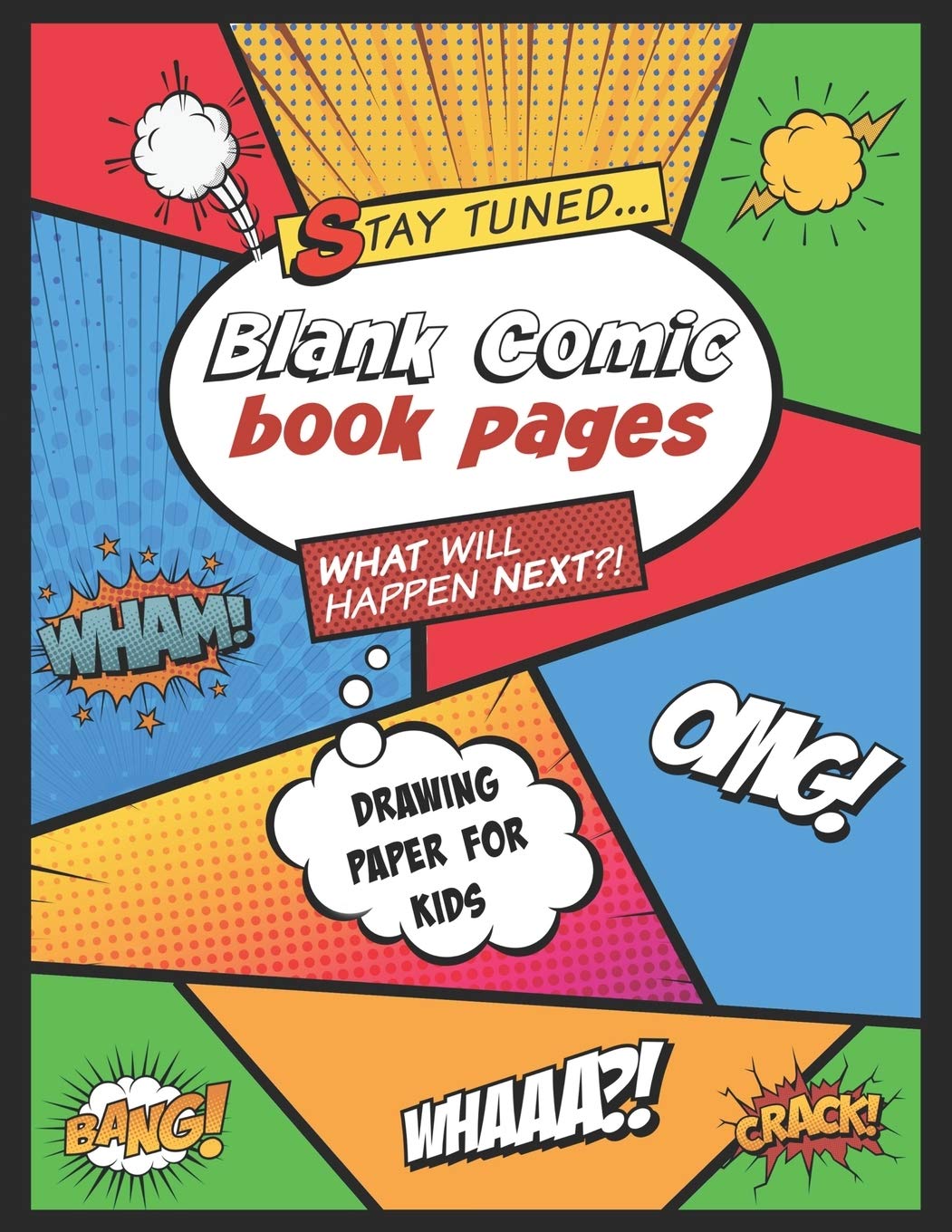 Blank Comic Book Pages, Drawing Paper for Kids: Draw your own comics ...